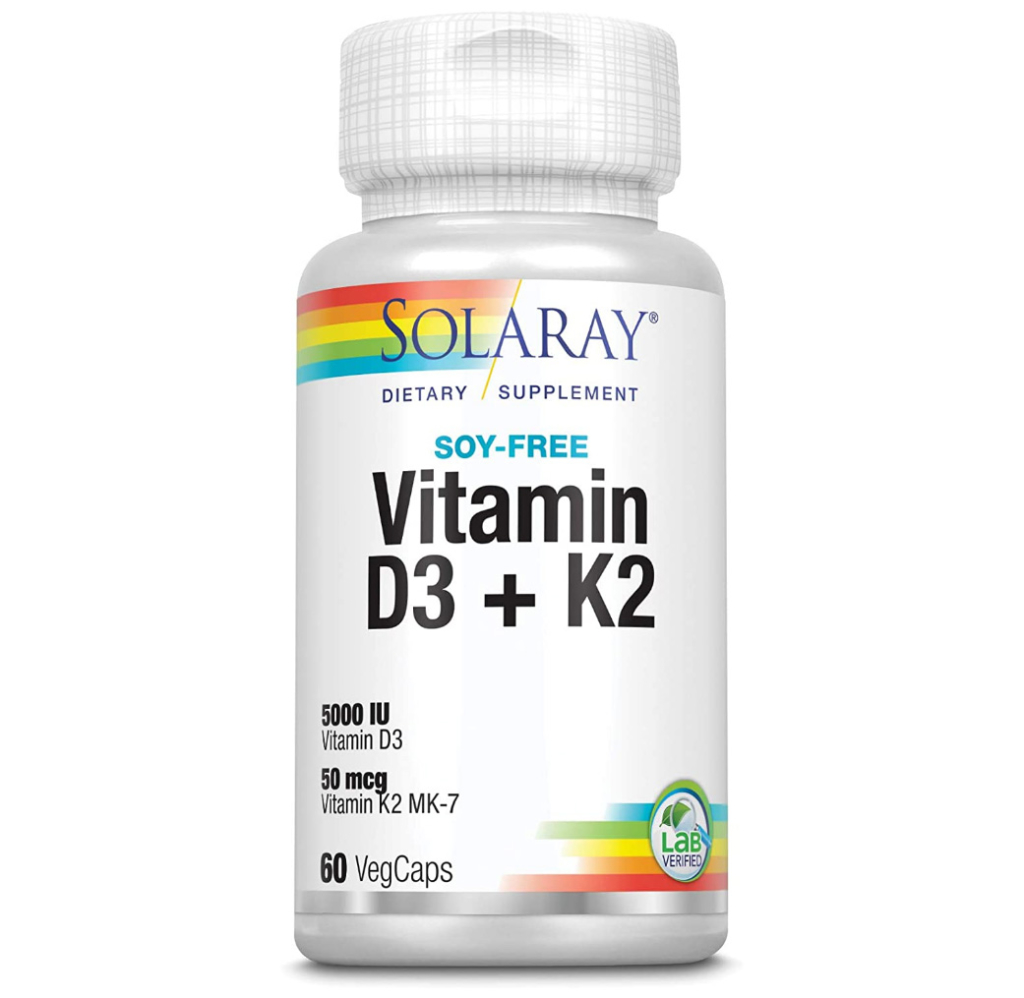 Solaray Vitamina D3 + K2 – BetterOrganic – 100% Natural Customized ...